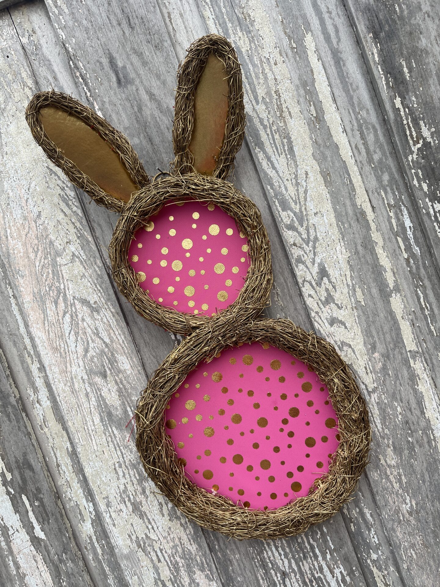 Bright Pink and Gold Bunny Form - Kelea's Florals