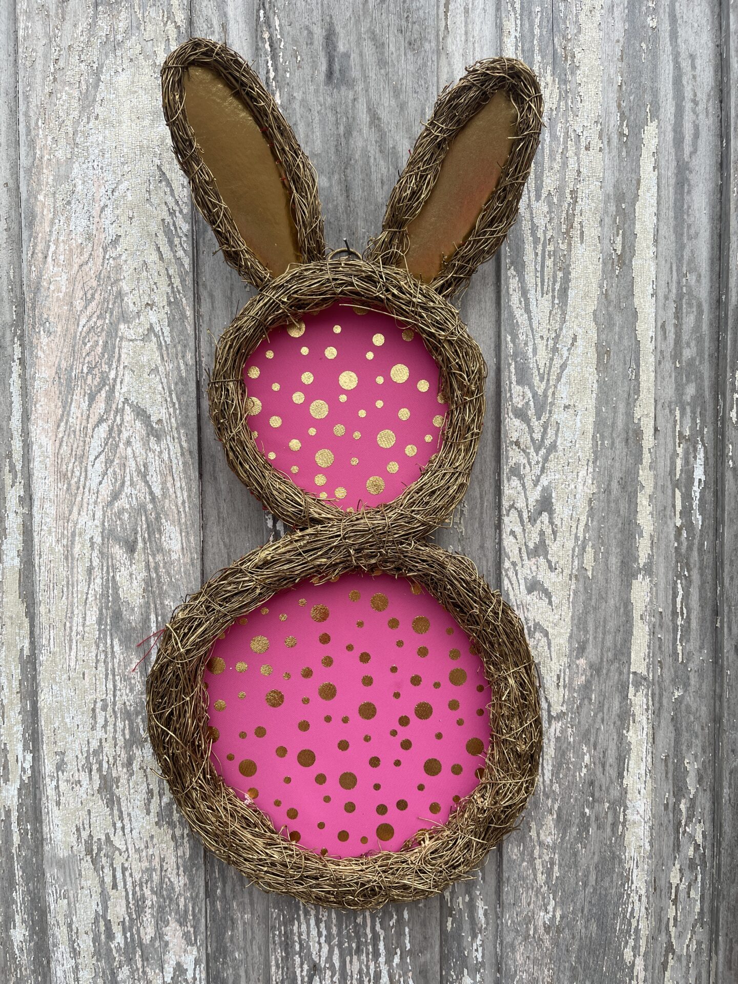 Bright Pink and Gold Bunny Form - Kelea's Florals