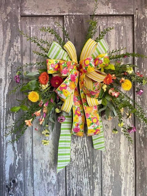 Bright Summer Floral Wreath Supply List - Kelea's Florals