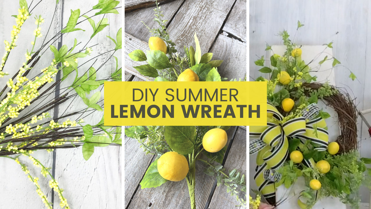 Easy Lemon Wreath - Kelea's Florals