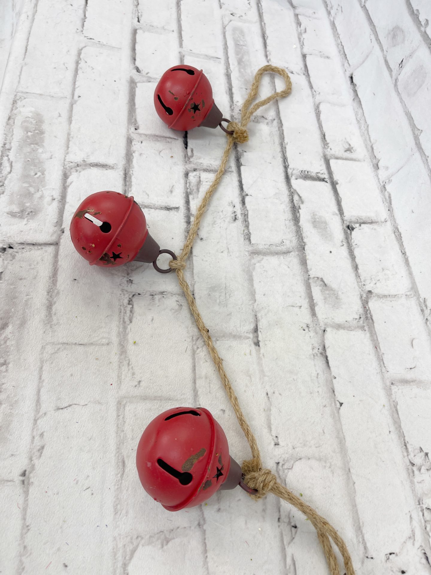 Sting of Red Bells on Jute String - Kelea's Florals