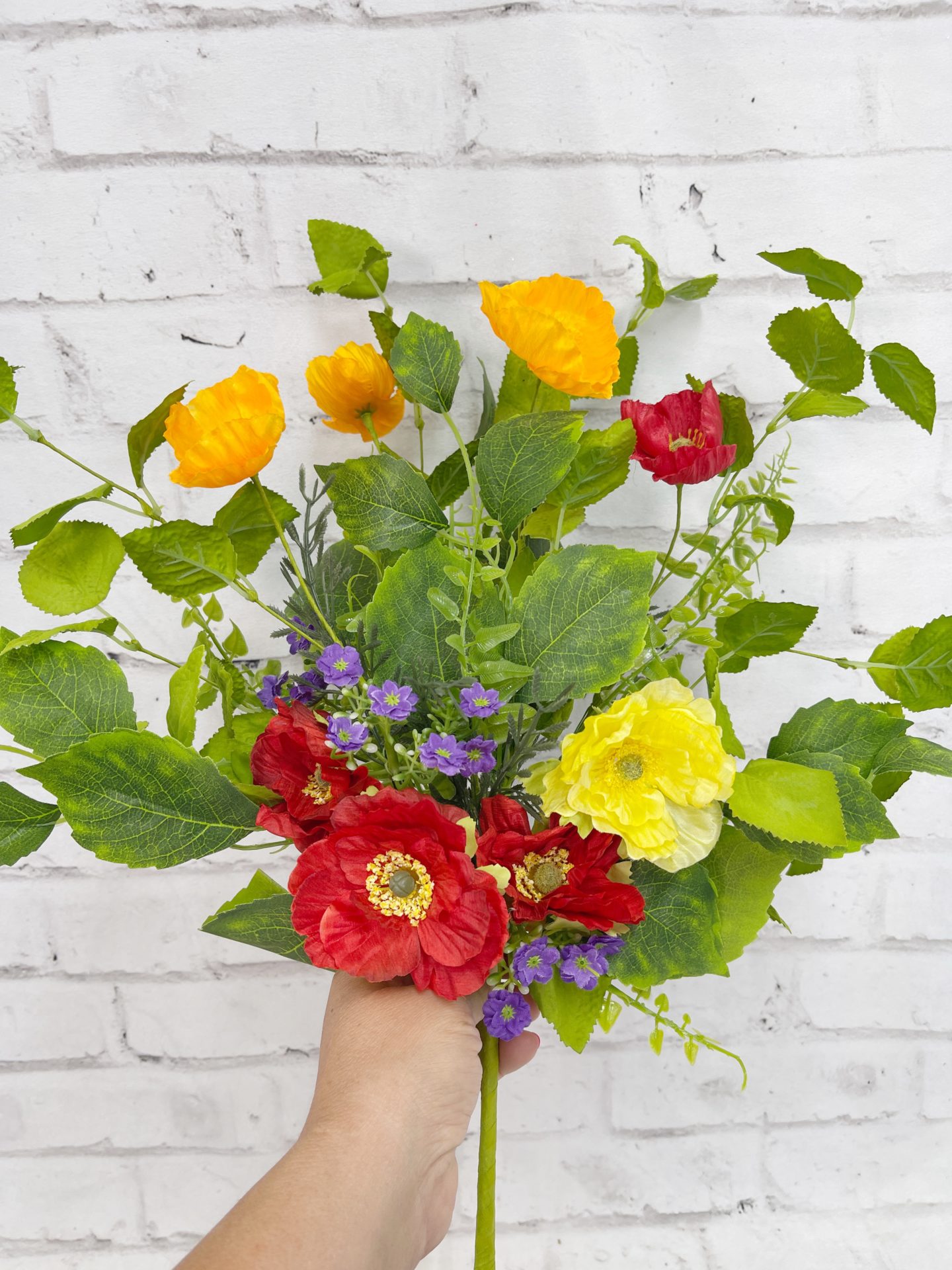 18" Poppy Bush - Kelea's Florals