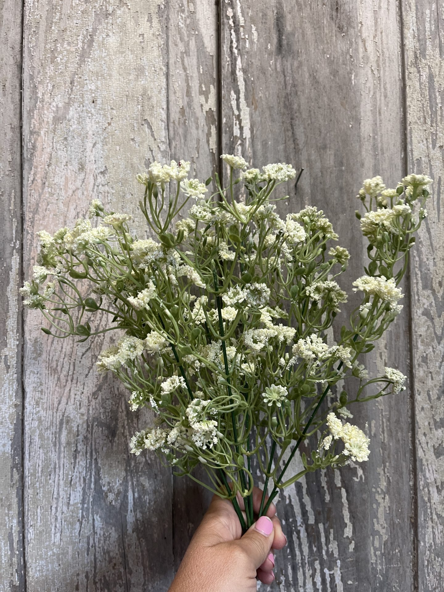 19" Cream Gypso Bush - Kelea's Florals