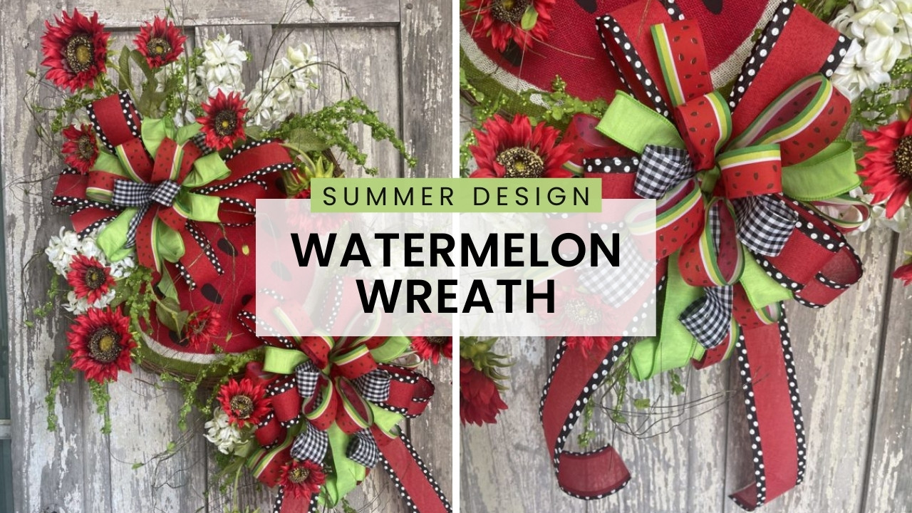 Watermelon Wreath Idea - Kelea's Florals