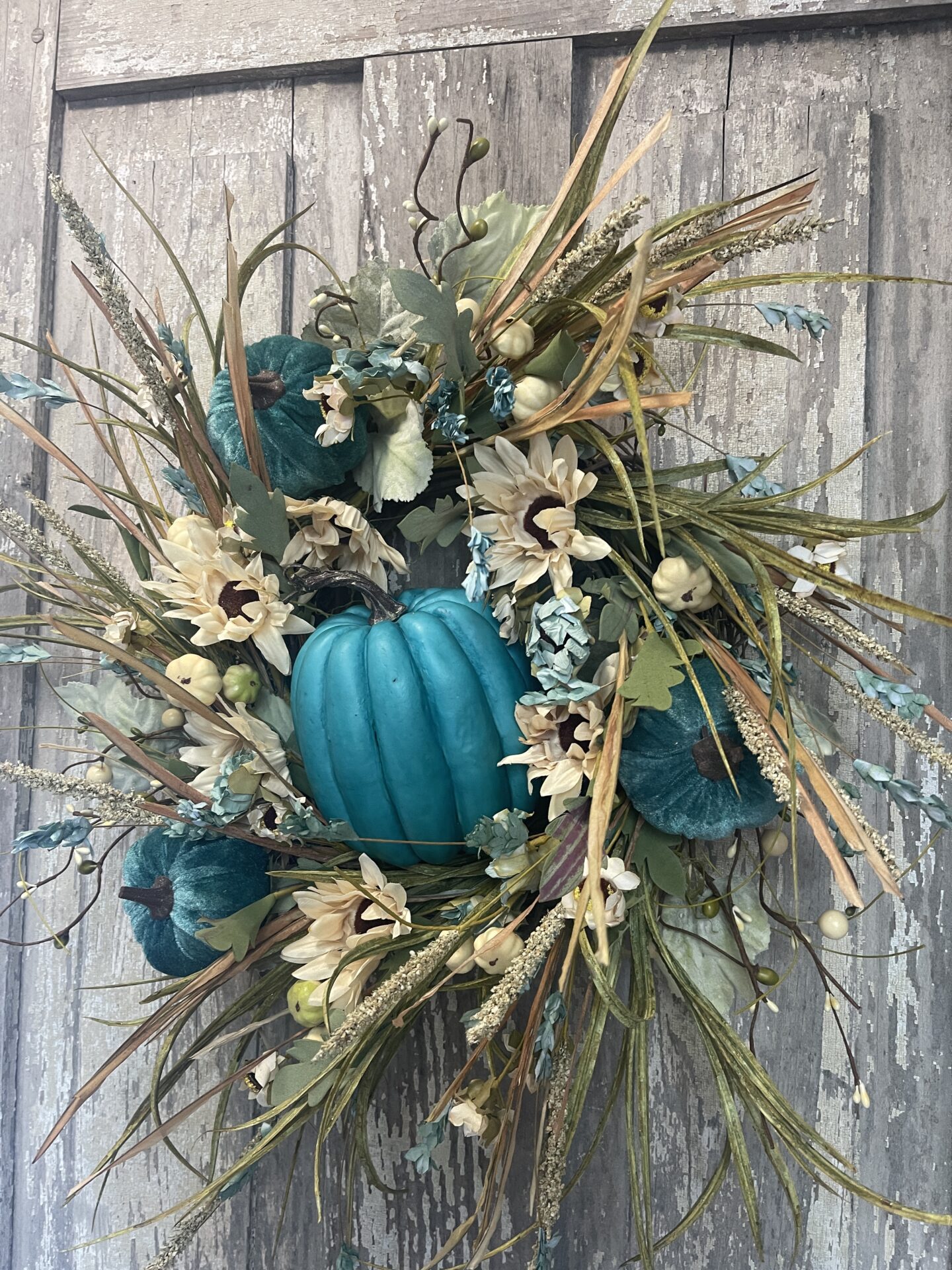 KDS Tutorial Teal Pumpkin Wreath Supply List - Kelea's Florals