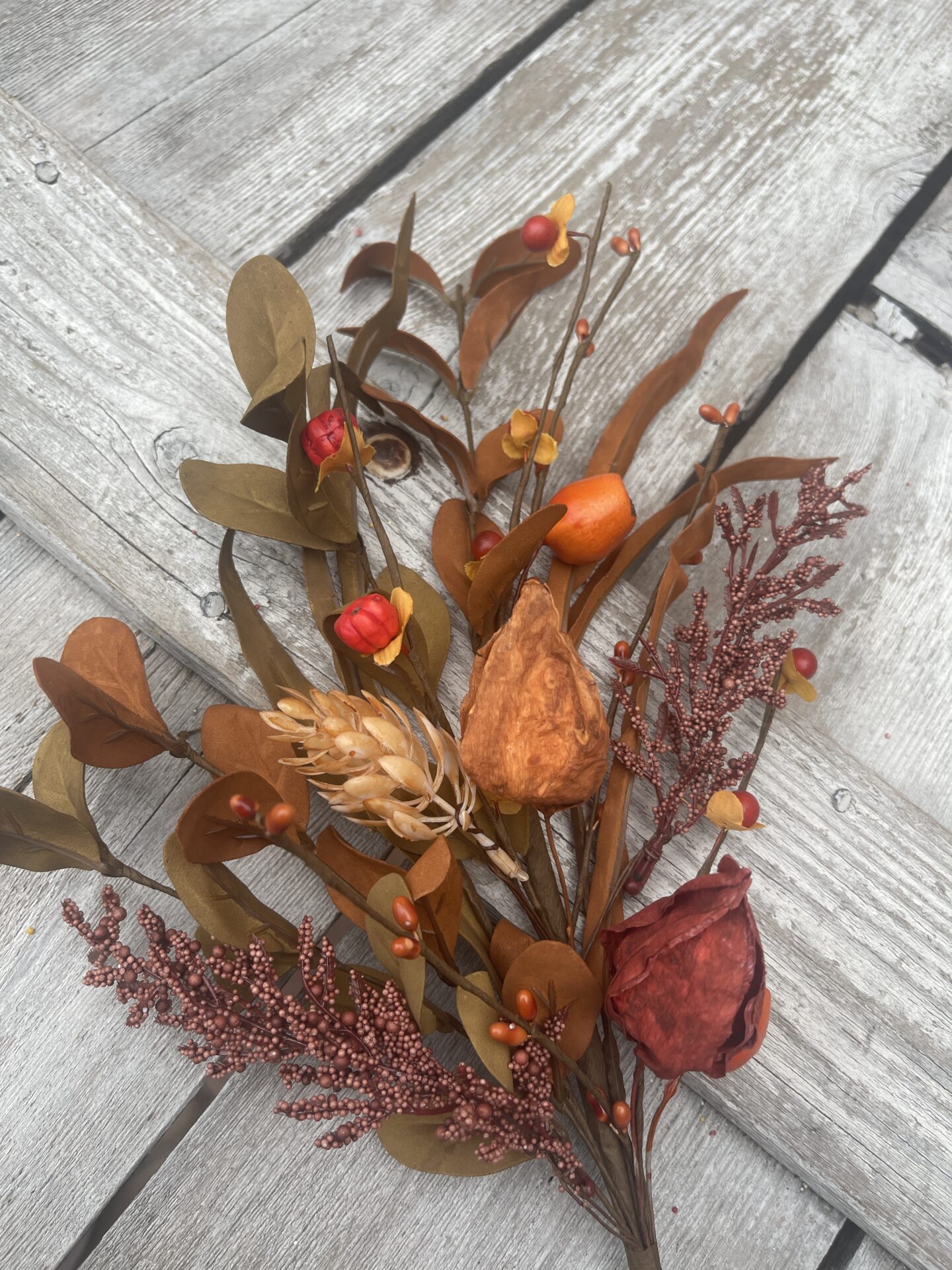 Fall Wheat and Lantern - Kelea's Florals