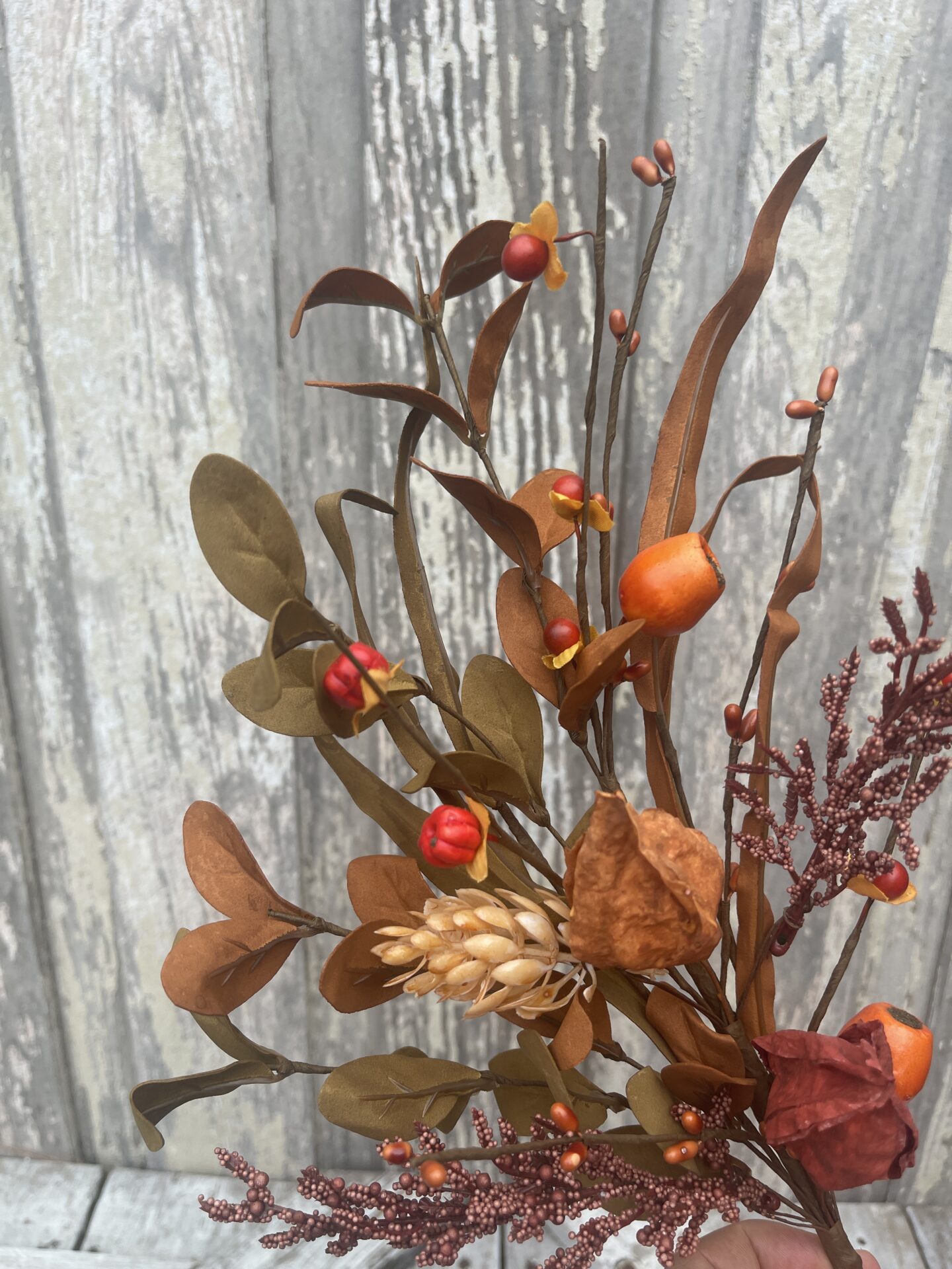 Fall Wheat and Lantern - Kelea's Florals