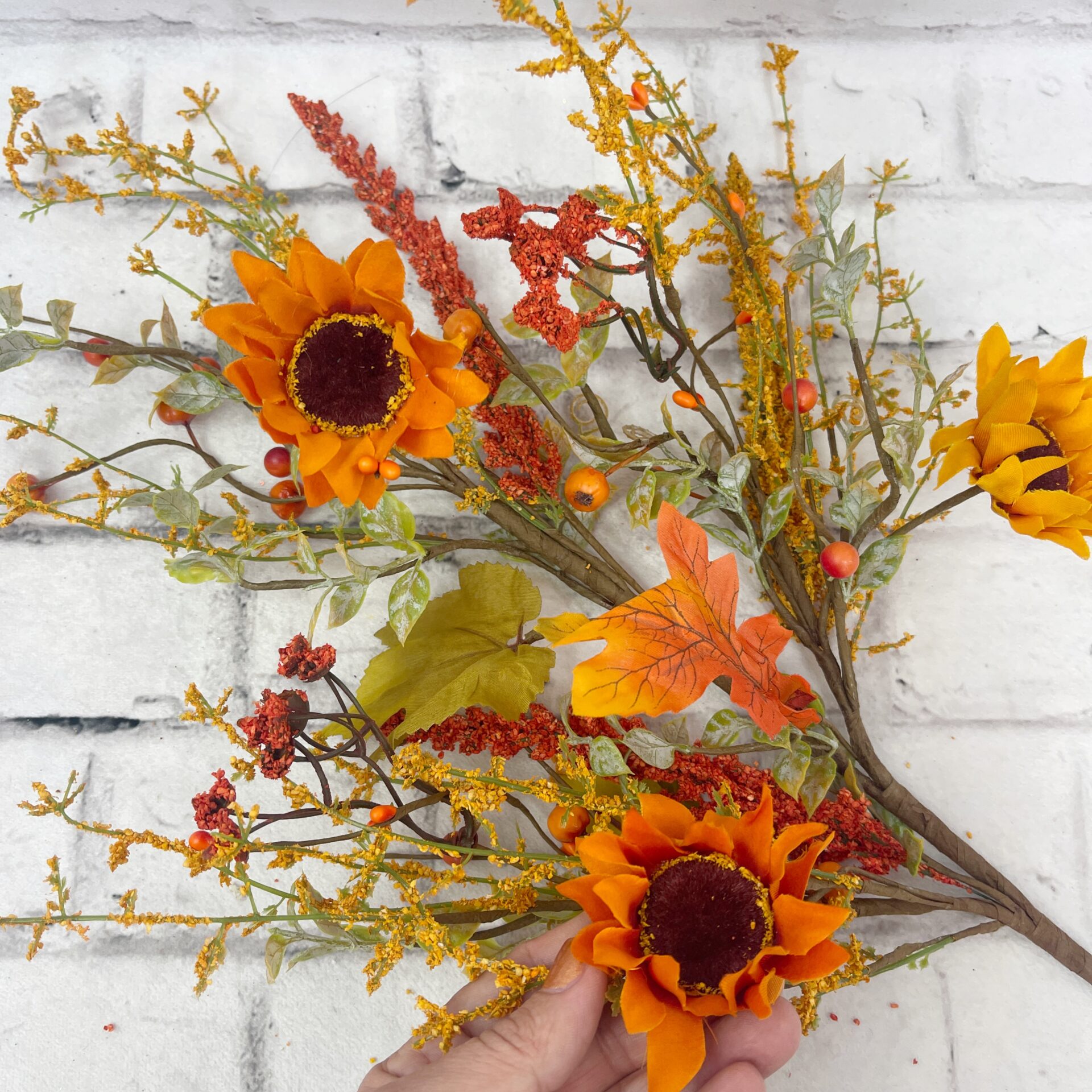 Sunflower Berry Spray - Kelea's Florals