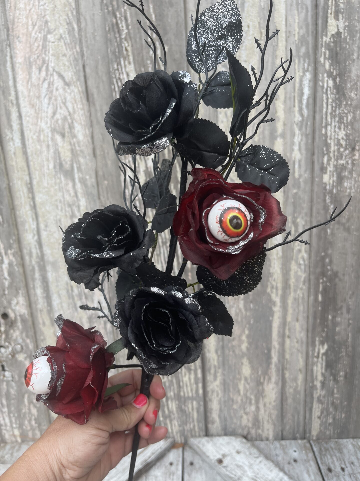 Flower Eyeball Halloween Spray - Kelea's Florals