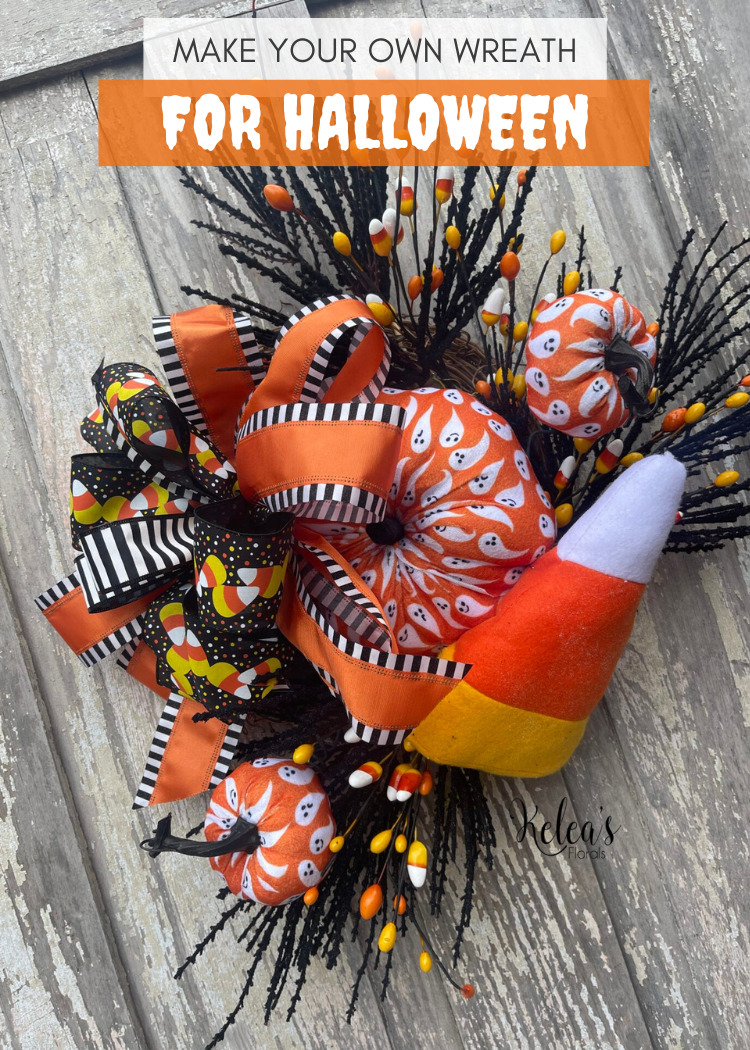 How to Make a Wreath for Halloween - Kelea's Florals