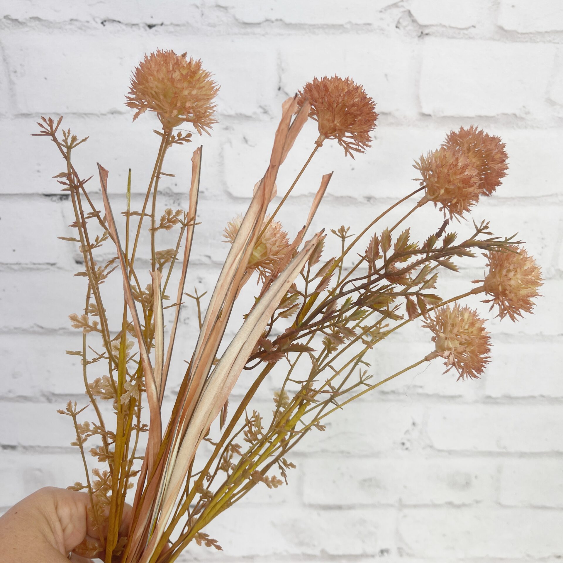 Brown Straw Thistle Filler Bush - Kelea's Florals