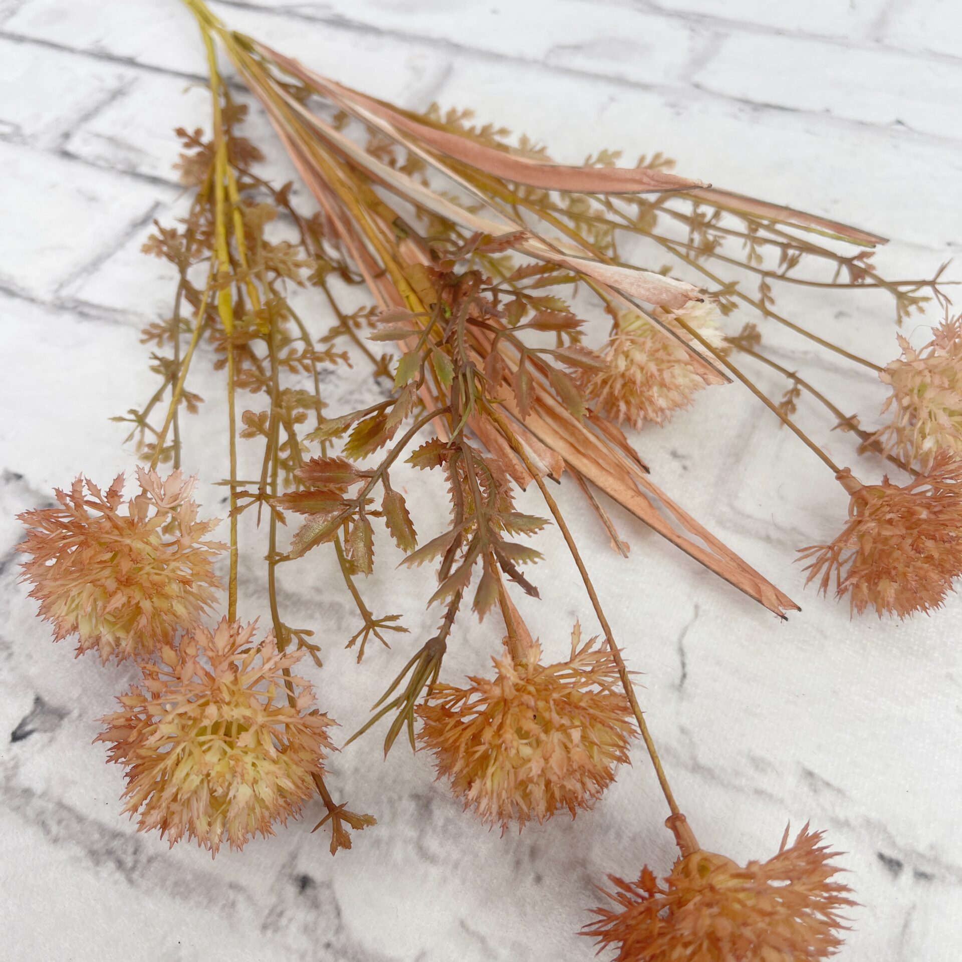 Brown Straw Thistle Filler Bush - Kelea's Florals