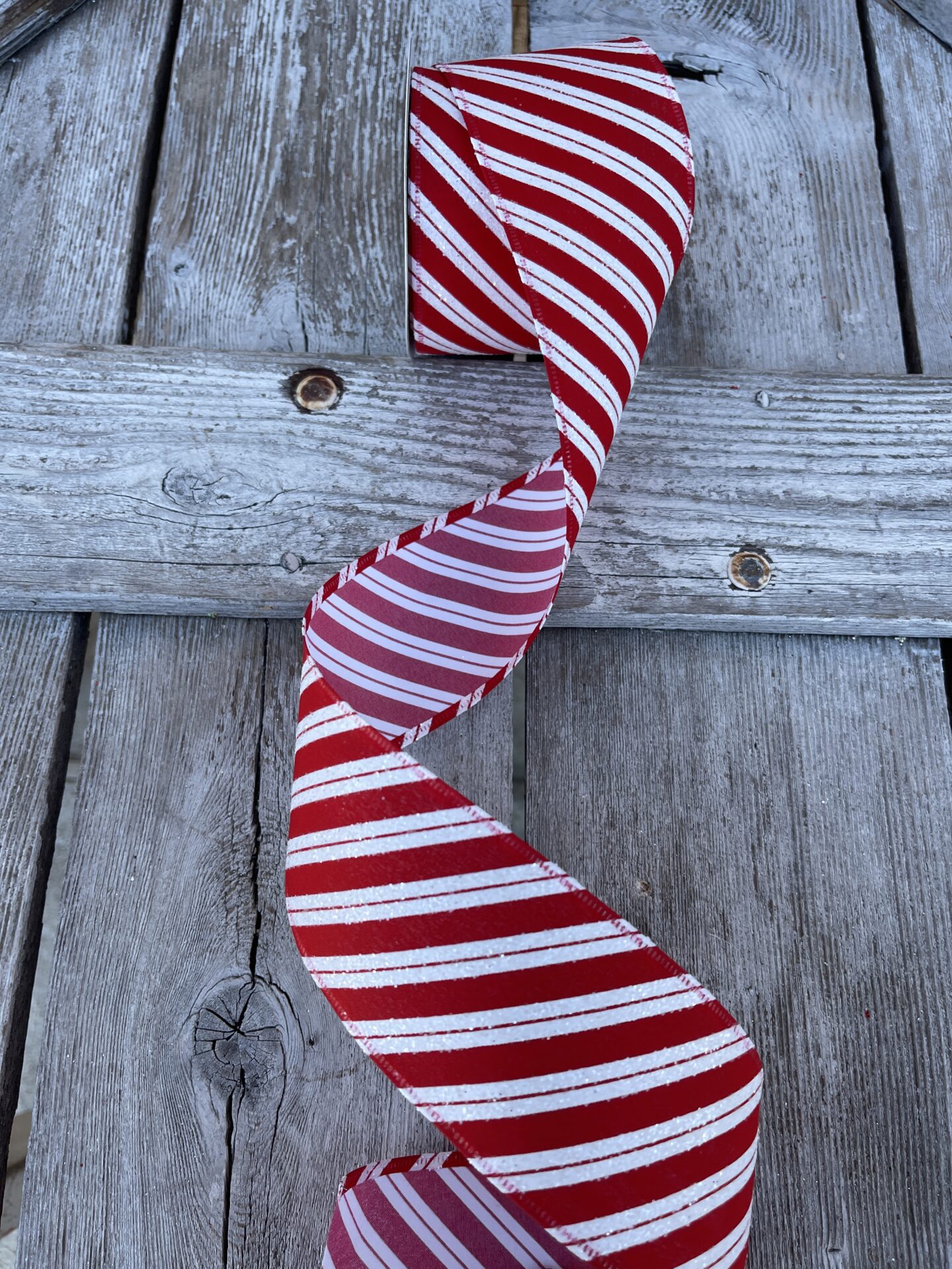 Big Baubles 72" Pre-Lit Red & White Glitter Candy Cane Christmas ...