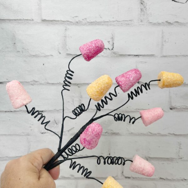 Orange Beauty Pink Gumdrop Pick - Kelea's Florals