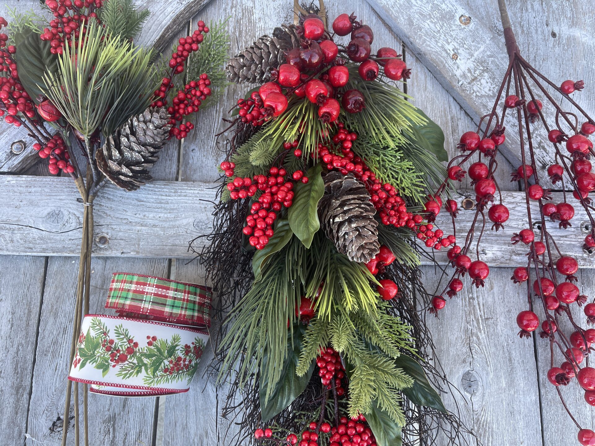 Red Berry Swag Kit - Kelea's Florals