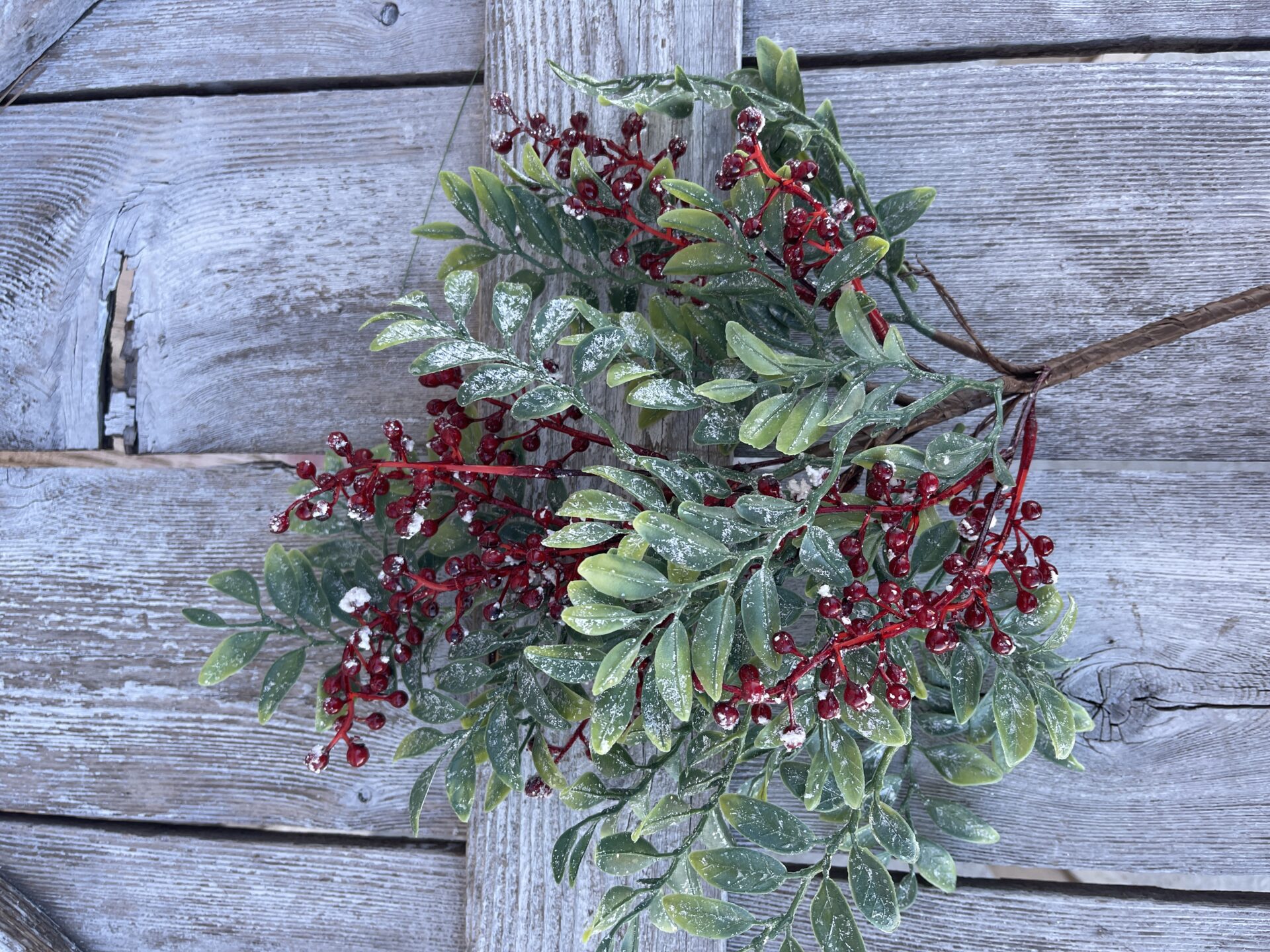Berry Stem with Snow - Kelea's Florals