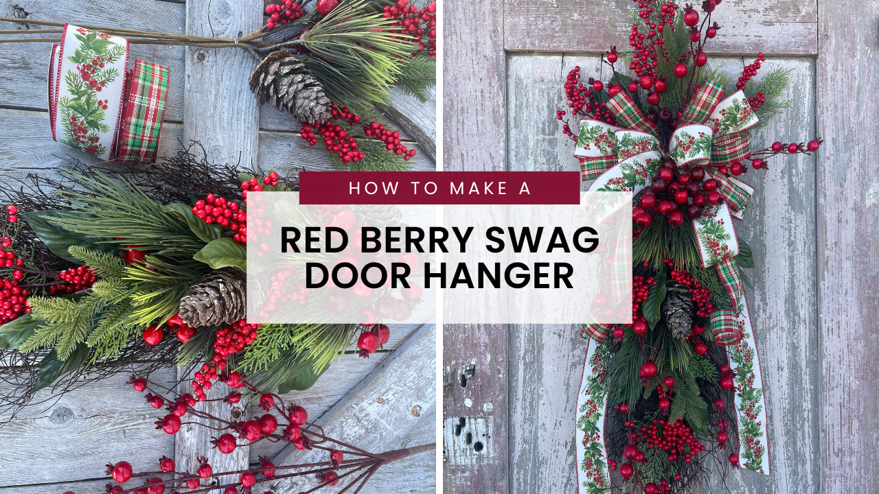 Red Berry Swag - Kelea's Florals