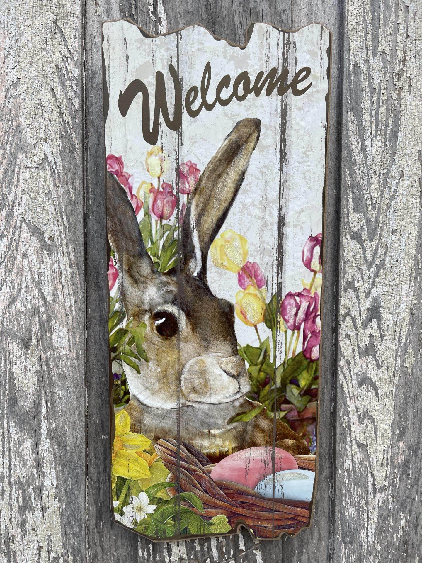 Bunny Wreath Sign - Kelea's Florals