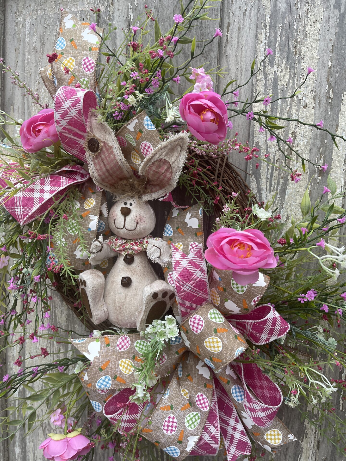KDS Tutorial Spring Bunny Wreath with Two Bows Supply List - Kelea's ...
