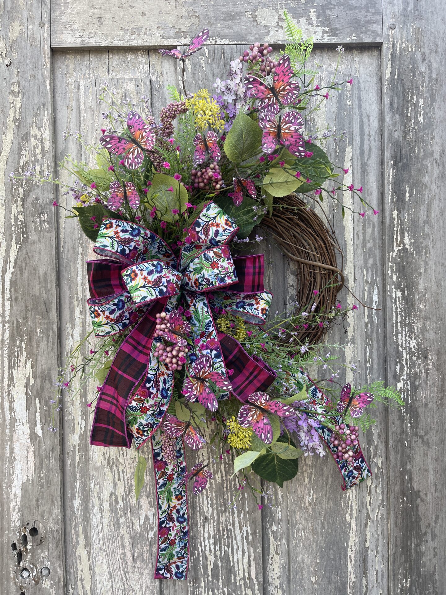 Purple Wild Garden Wreath Supply List - Kelea's Florals