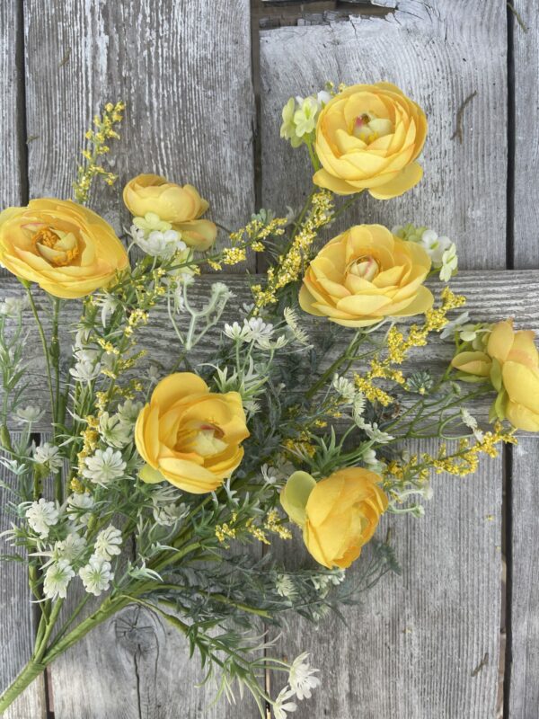 Yellow Ranunculus Filler Bush - Kelea's Florals