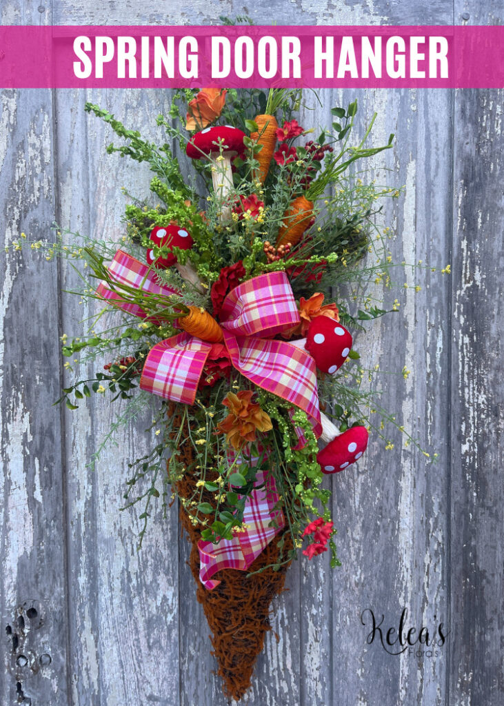 Easter Carrot Door Hanger - Kelea's Florals