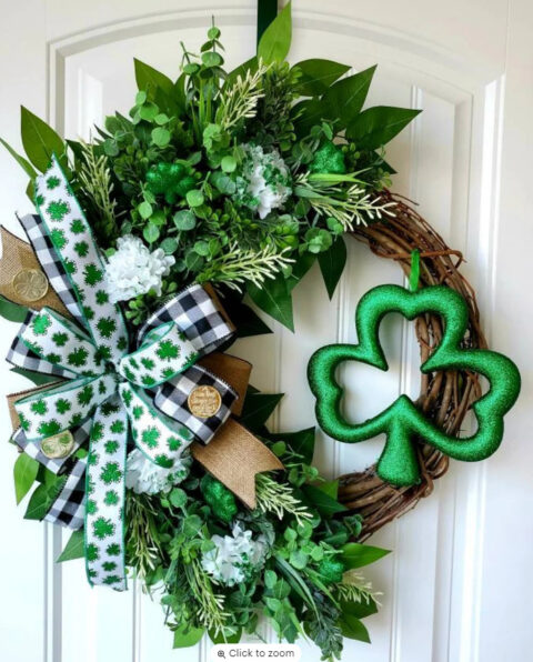 St. Patrick's Day Door Decor Ideas - Kelea's Florals