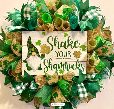 St. Patrick's Day Door Decor Ideas - Kelea's Florals