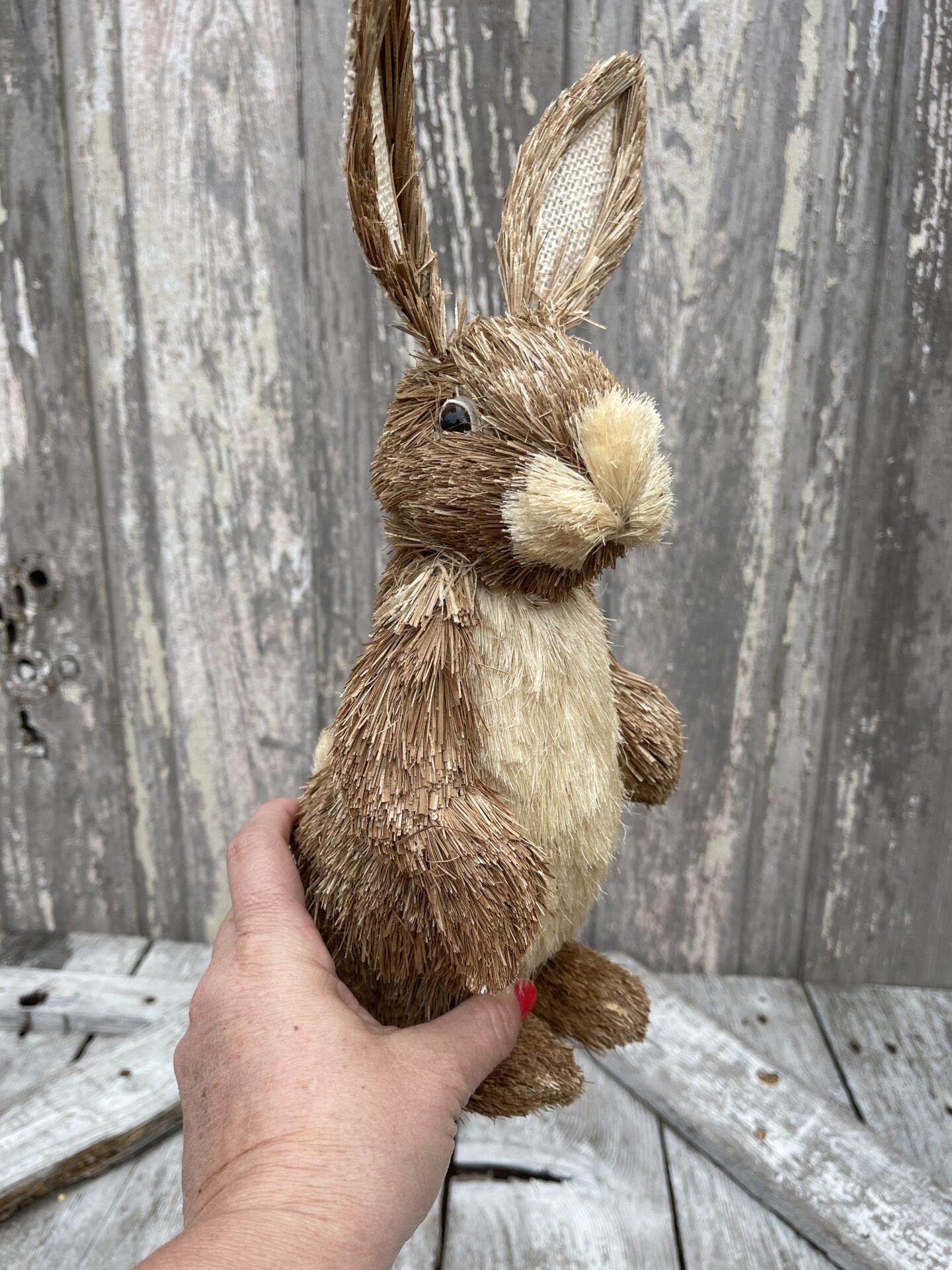 Sisal Standing Bunny - Kelea's Florals