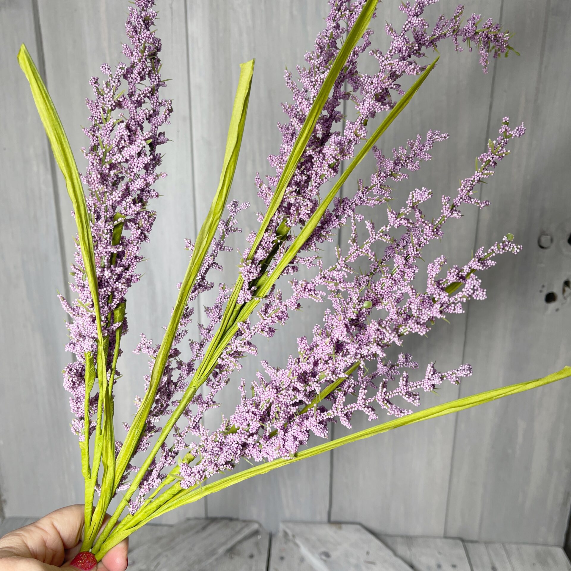 Purple Feather Reed Grass Stem - Kelea's Florals