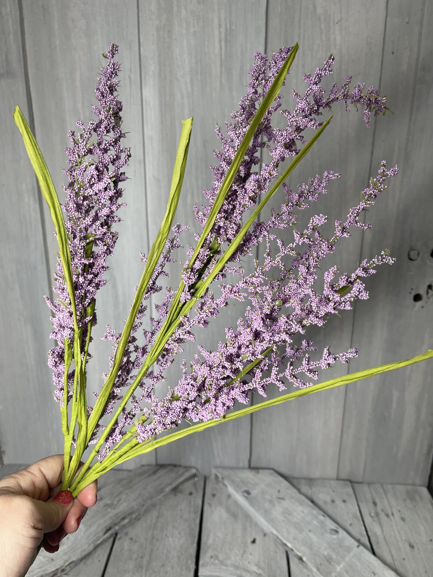 Purple Feather Reed Grass Stem - Kelea's Florals