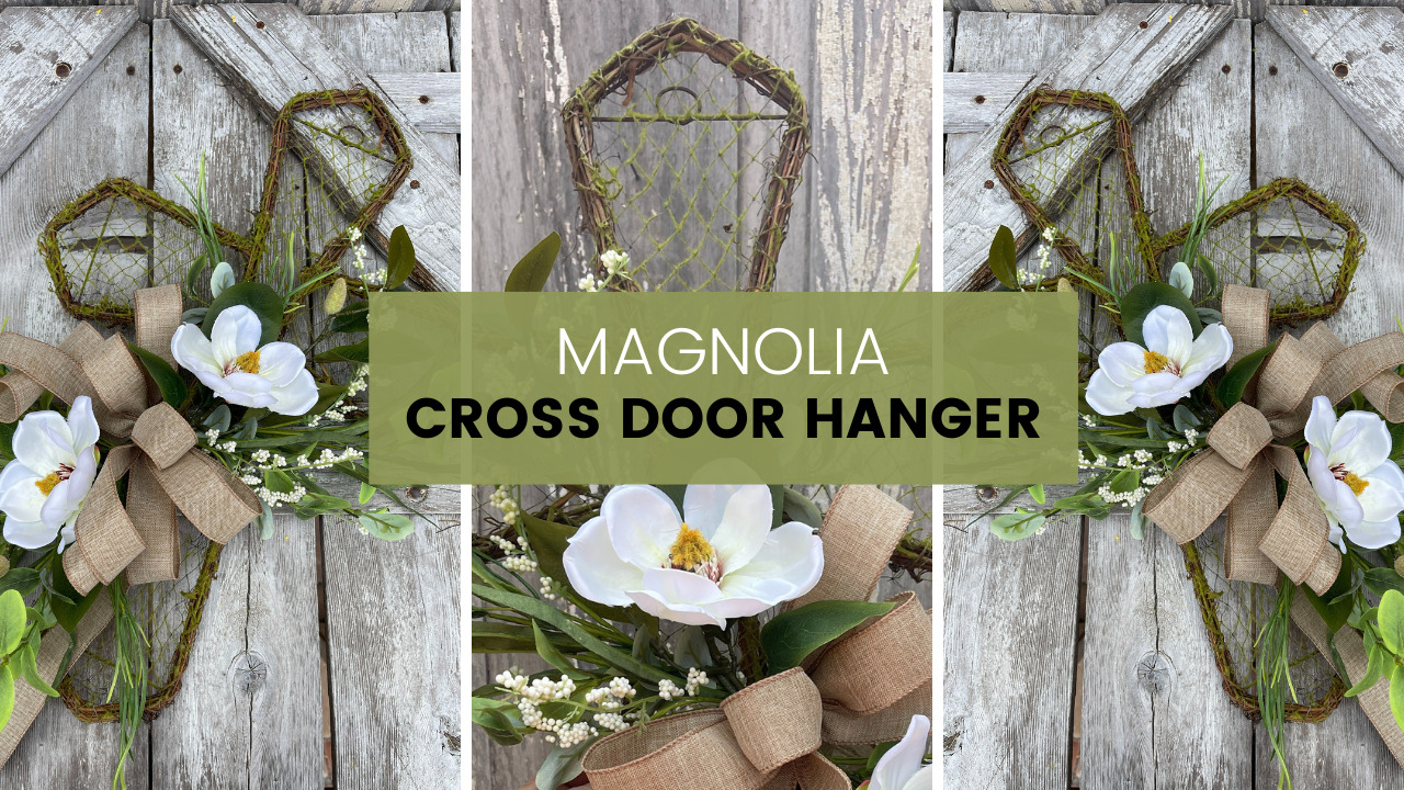 Cross Door Hanger - Kelea's Florals