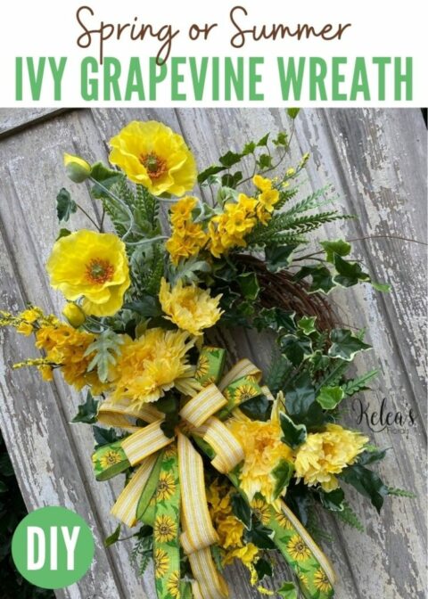 Simple Grapevine Wreath Ideas - Kelea's Florals