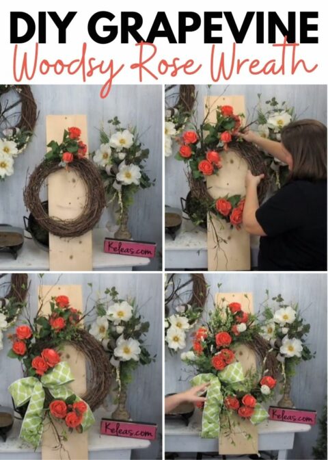 Simple Grapevine Wreath Ideas - Kelea's Florals