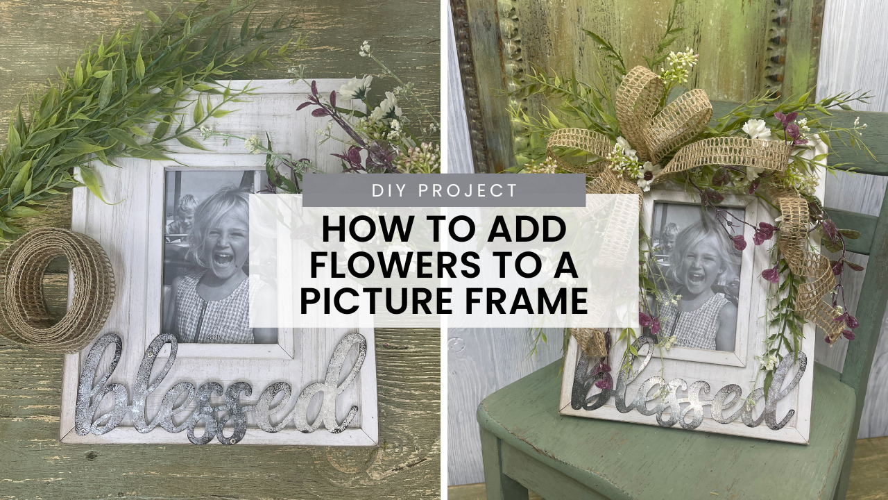 DIY Floral Frame Tutorial - Kelea's Florals