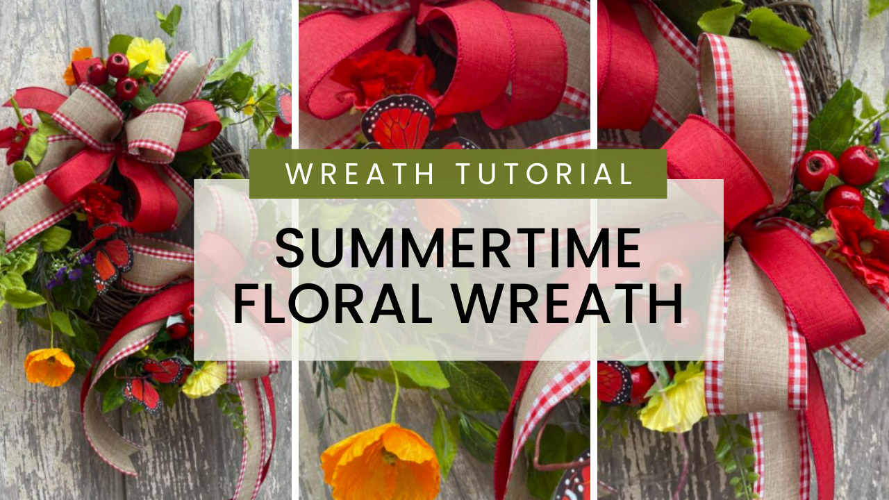 Summertime Floral Wreath - Kelea's Florals
