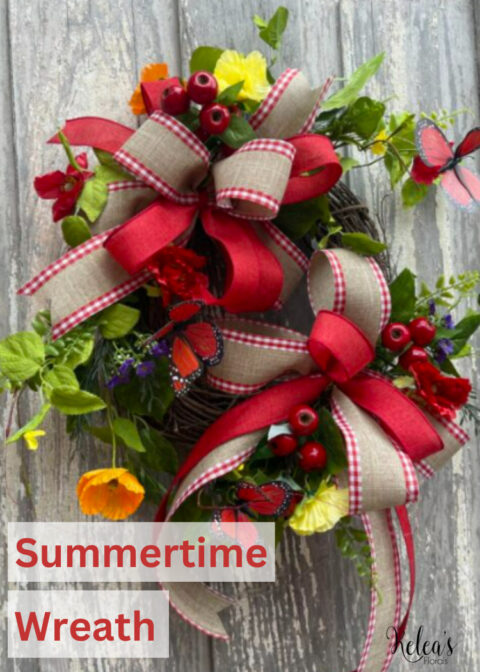 Summertime Floral Wreath - Kelea's Florals
