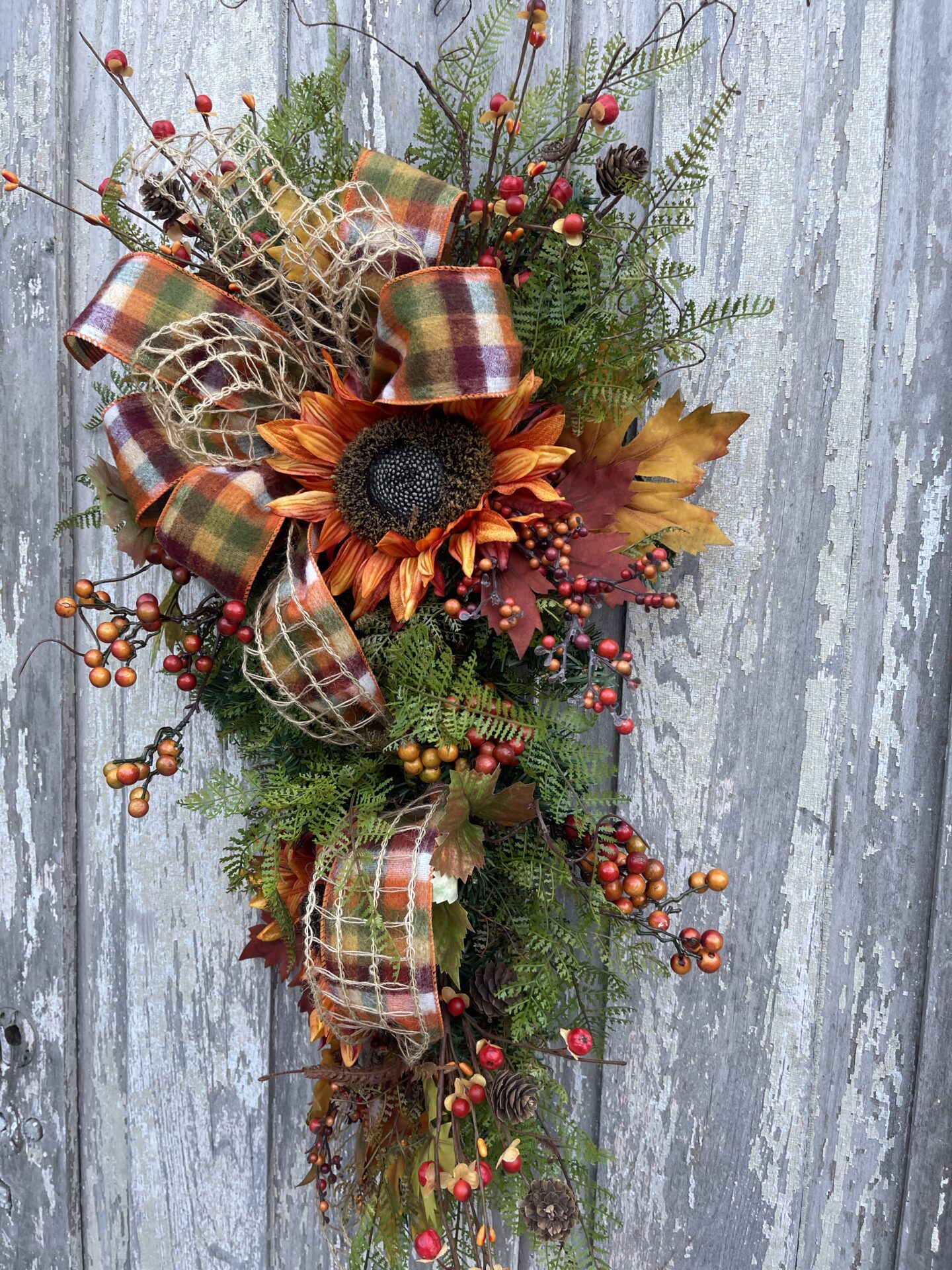 KDS Live Bittersweet Plaid and Sunflowers Swag Supply List - Kelea's ...