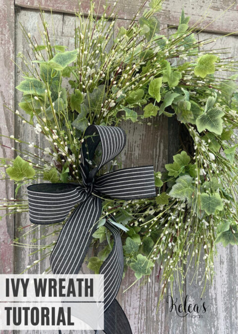 Ivy Wreath with Berries for Year Round - Kelea's Florals