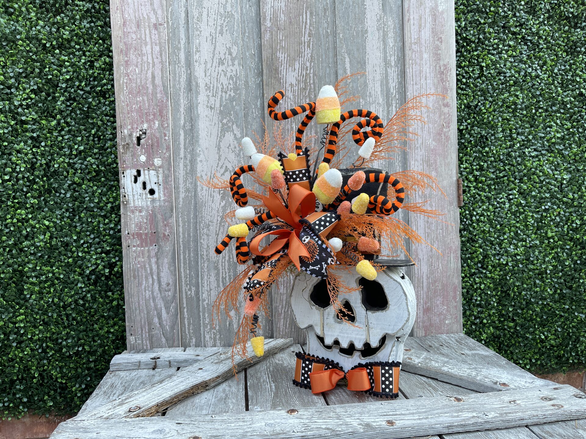 KDS Tutorial Skeleton Head Candy Arrangement Supply List - Kelea's Florals