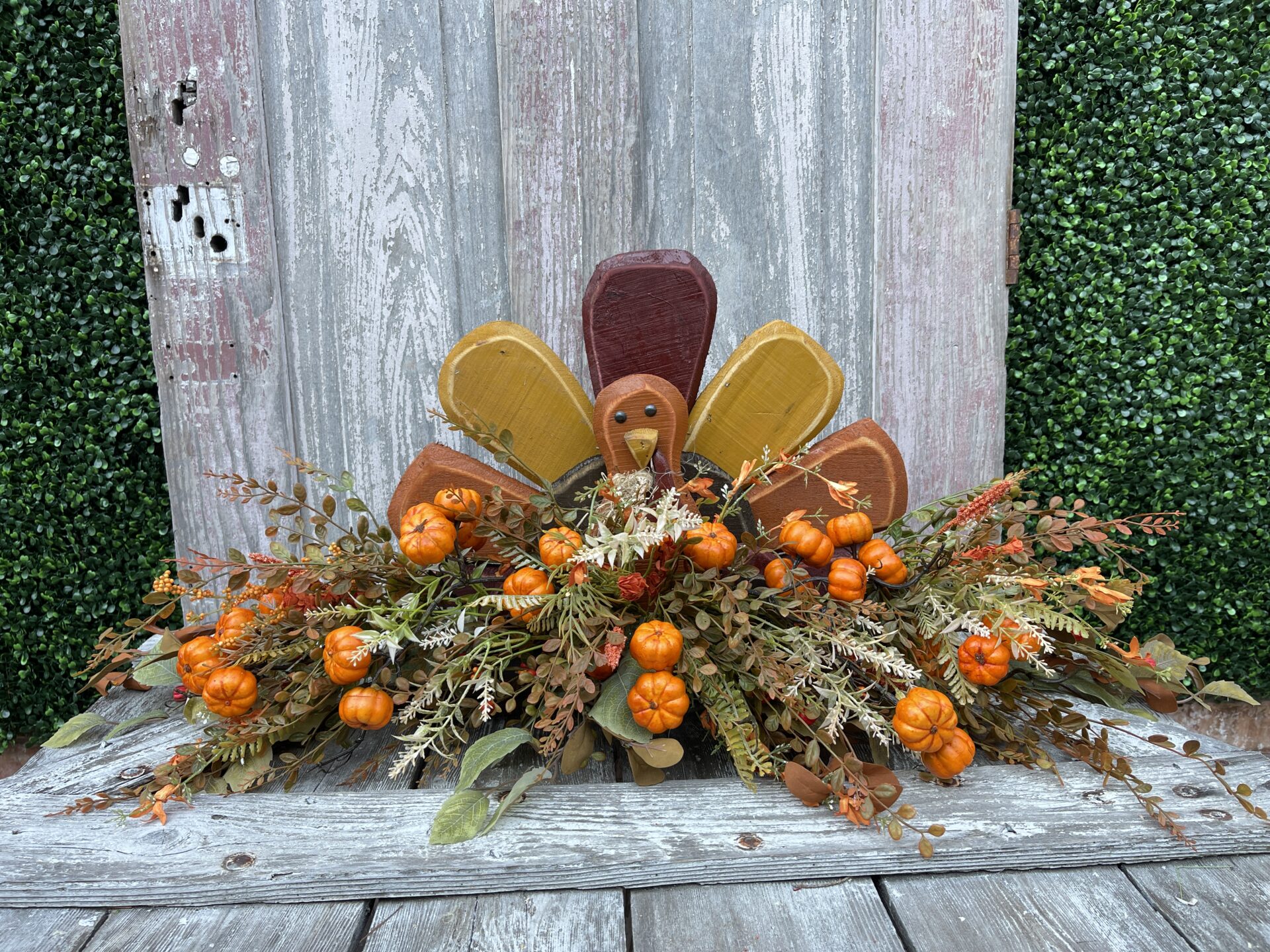 Thanksgiving Turkey Centerpiece Supply List - Kelea's Florals