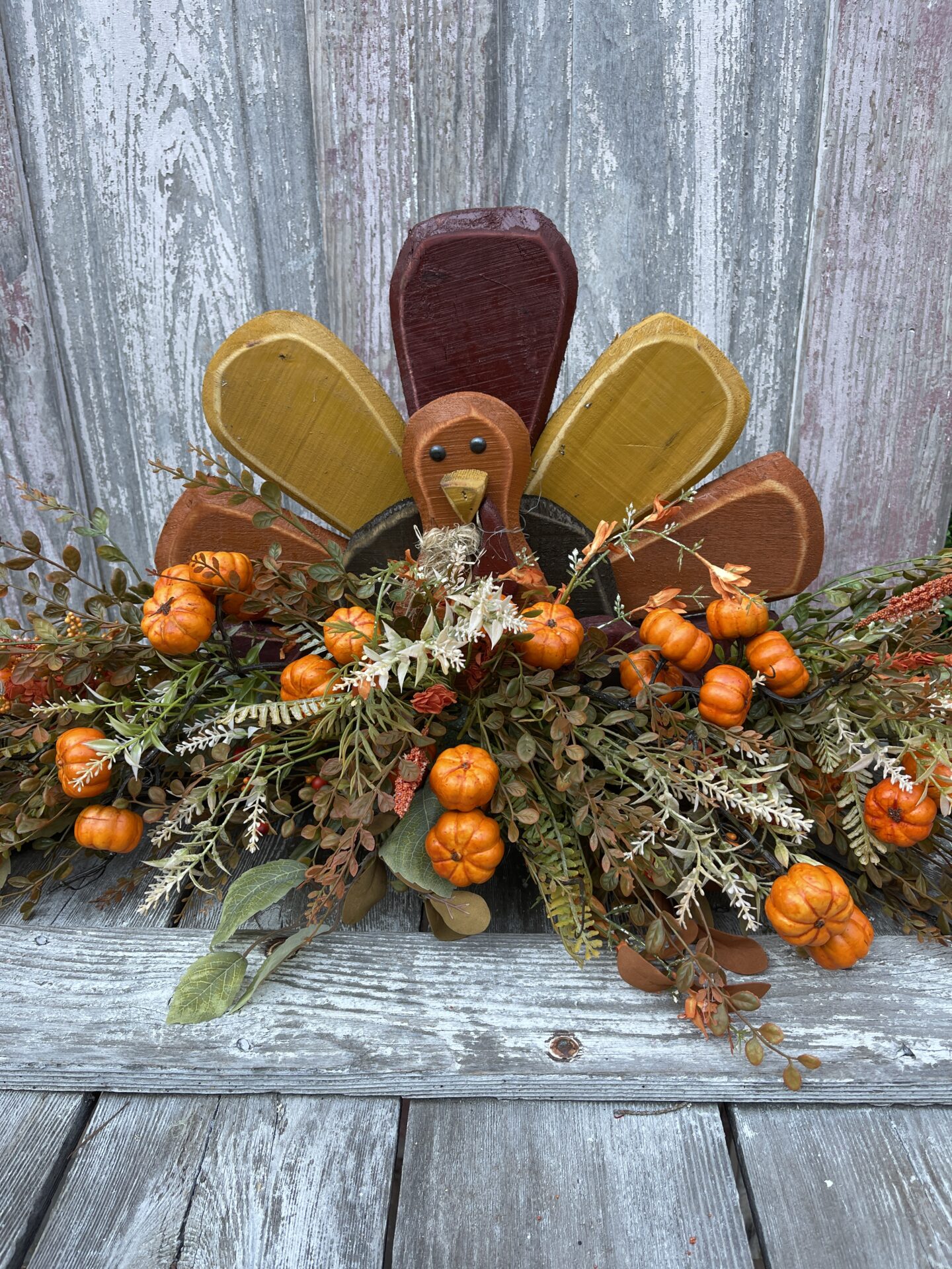 Thanksgiving Turkey Centerpiece Supply List - Kelea's Florals