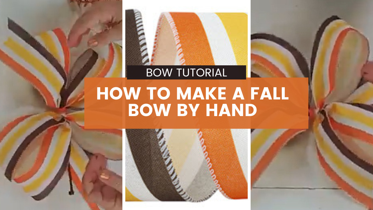 How To Make A Simple Bow By Hand - Kelea's Florals
