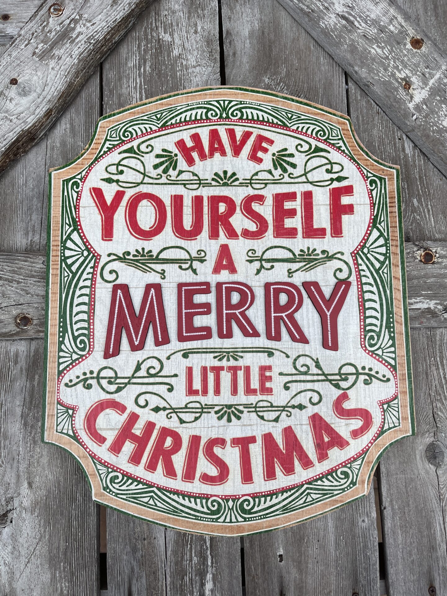 Merry Little Christmas Sign - Kelea's Florals