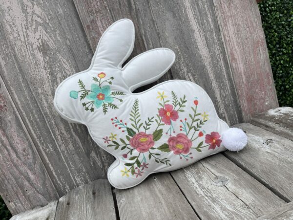 Embroidered Fabric Easter Bunny Plush - Kelea's Florals