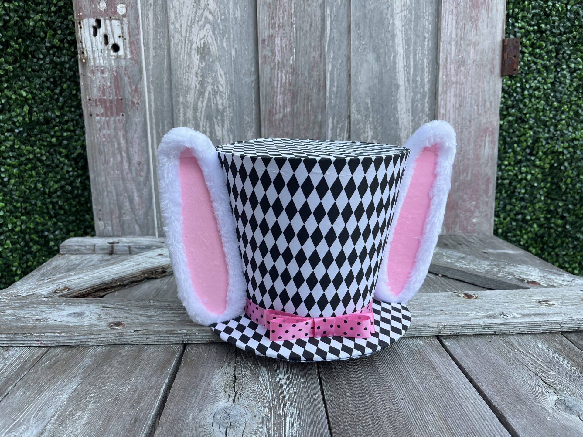 Bunny Ears in a Harlequin Top Hat - Kelea's Florals