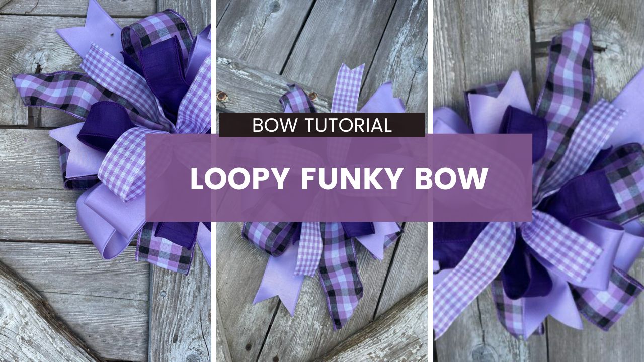 How to Make a Loopy Funky Bow - Kelea's Florals