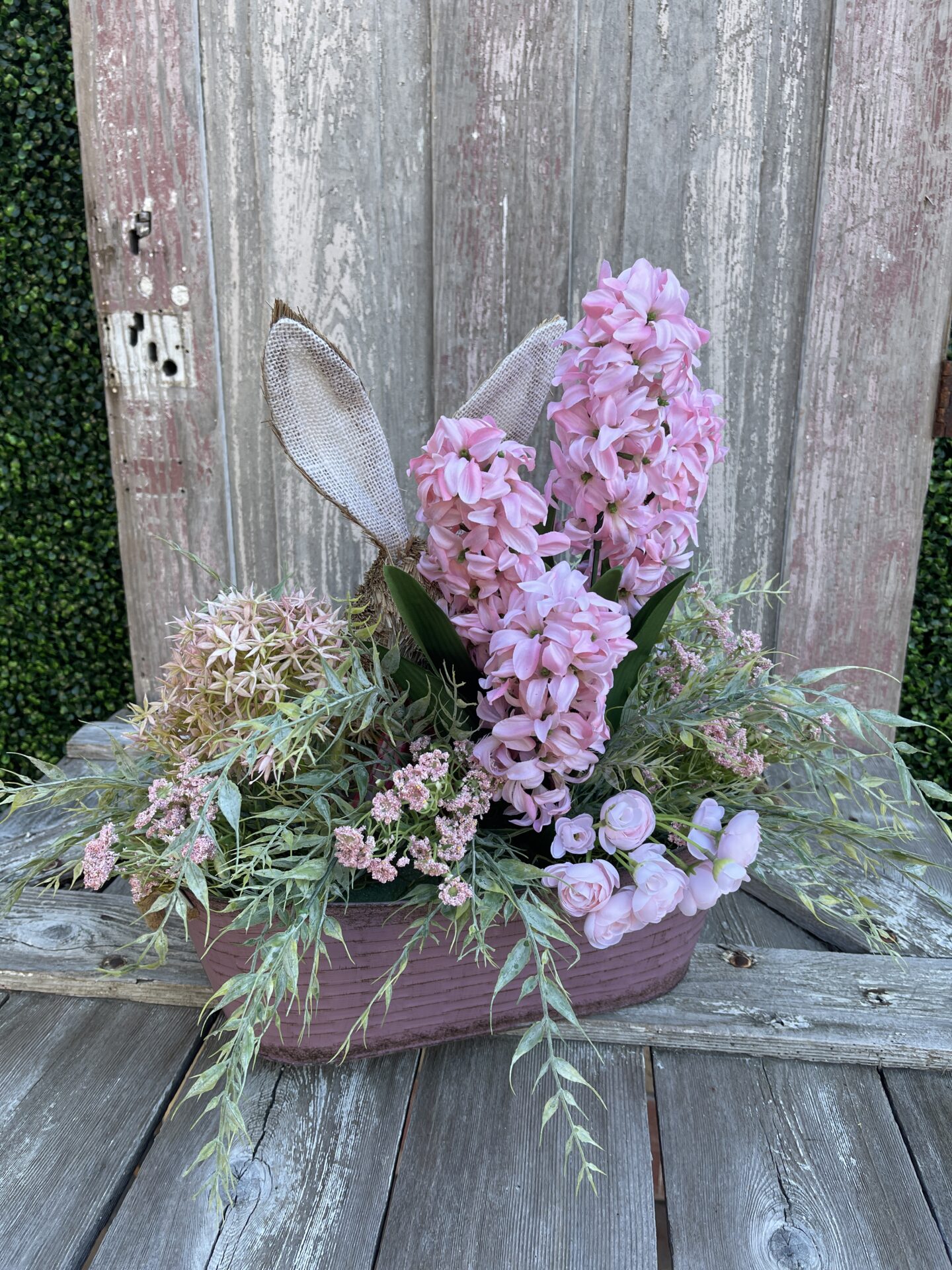 KDS Tutorial Sweet Pink Bunny Centerpiece Supply List - Kelea's Florals