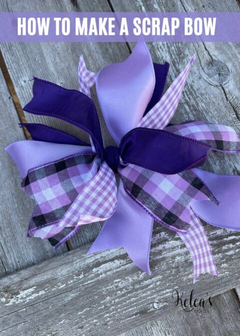 How to Make a Scrap Bow - Kelea's Florals