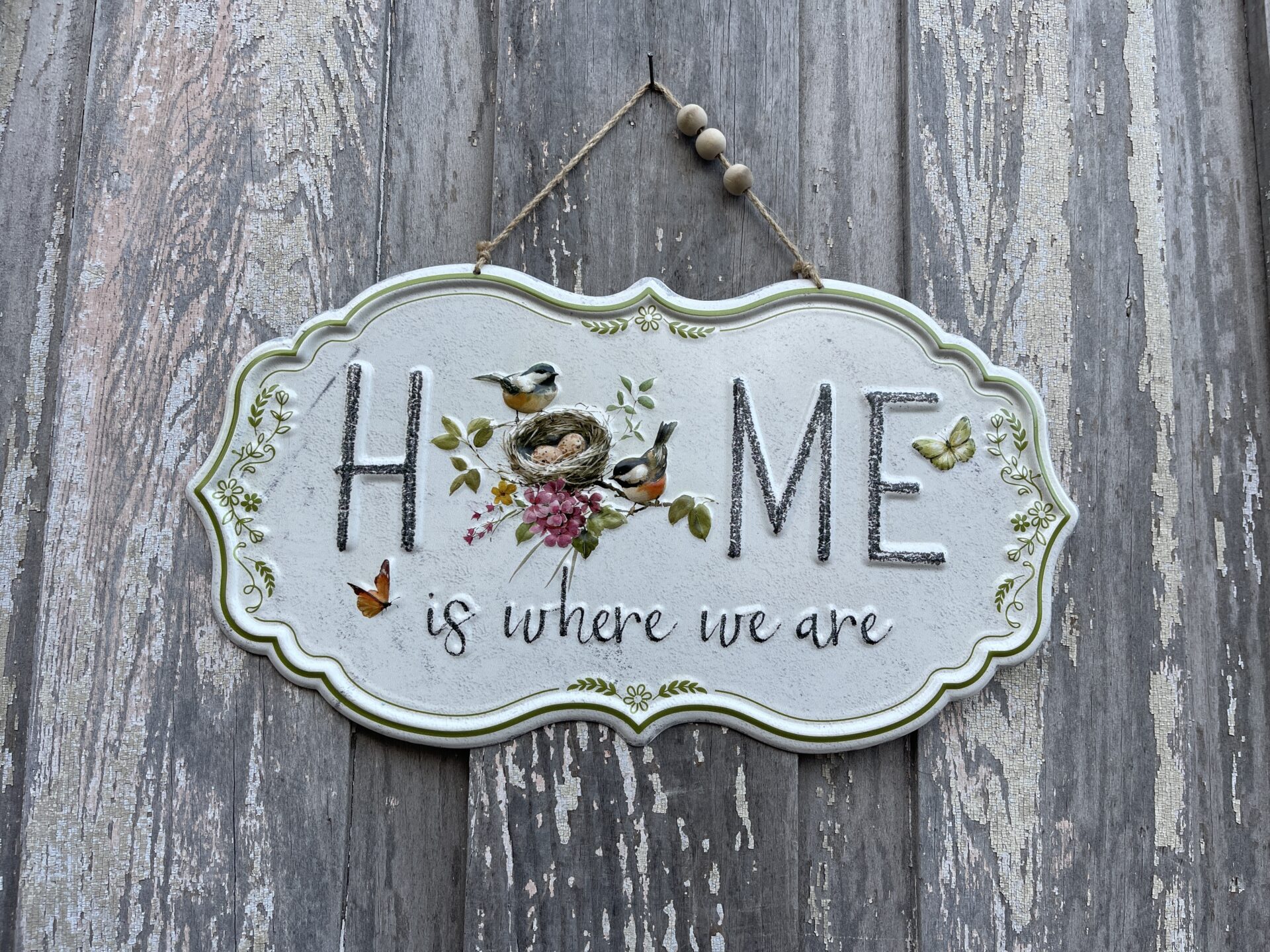 Home is Where We Are Metal Sign - Kelea's Florals